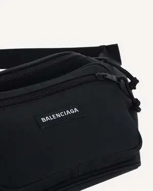 Balenciaga Explorer Fanny Pack - Black