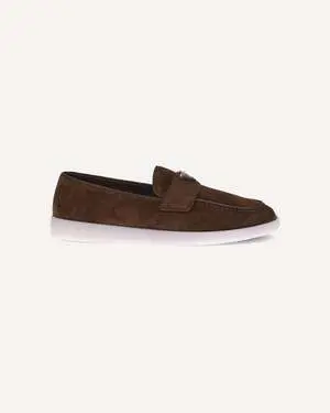 Prada Suede Loafers - Brown
