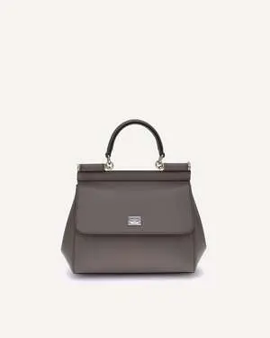 Dolce & Gabbana Leather Handbag - Grey