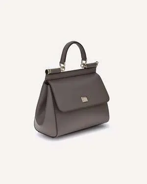 Dolce & Gabbana Leather Handbag - Grey