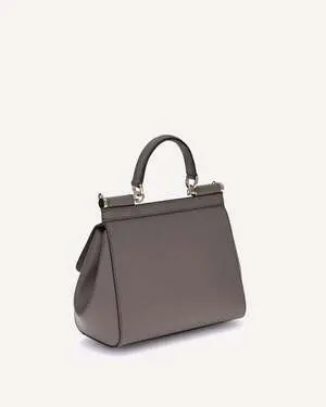 Dolce & Gabbana Leather Handbag - Grey