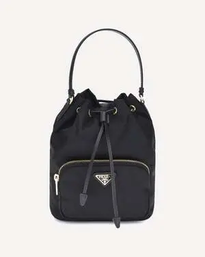 Prada Re-nylon Bucket Bag - Black