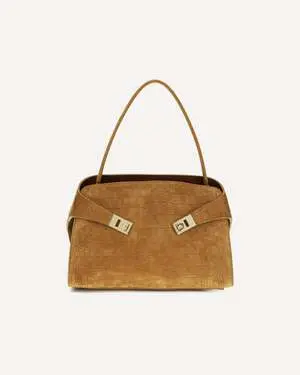 FERRAGAMO Medium Hug Soft Shoulder Bag