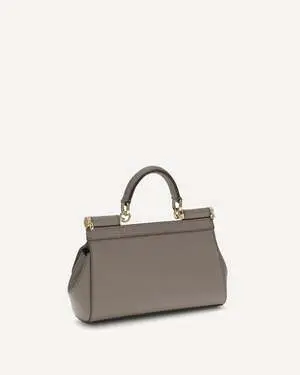 Dolce & Gabbana Sicily Small Leather Handbag