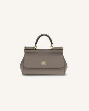 Dolce & Gabbana Sicily Small Leather Handbag