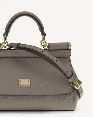 Dolce & Gabbana Sicily Small Leather Handbag