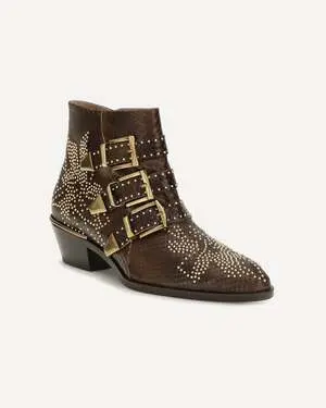 Chloé Susanna Ankle Boots - Brown