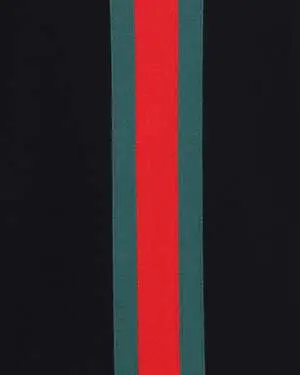 Gucci Knitted Cotton Sweater With Web Intarsia