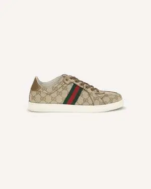 Gucci Stretch Gg Fabric Sneakers - Beige