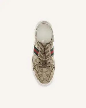 Gucci Stretch Gg Fabric Sneakers - Beige