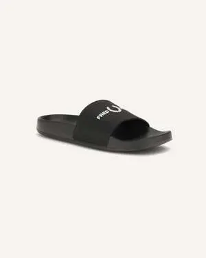 Fred Perry Rubber Slides With Logo