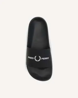 Fred Perry Rubber Slides With Logo