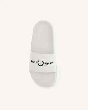 Fred Perry Rubber Slides With Embossed Logo