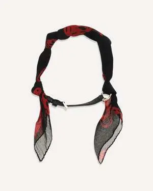 Alexander McQueen Double-wrap Skull Scarf Bracelet