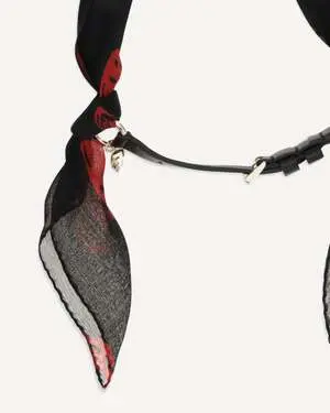 Alexander McQueen Double-wrap Skull Scarf Bracelet
