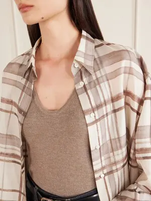 Brunello Cucinelli Ribbed Knit Tank Top