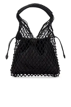 Ralph Lauren Macrame Tote Bag - Black