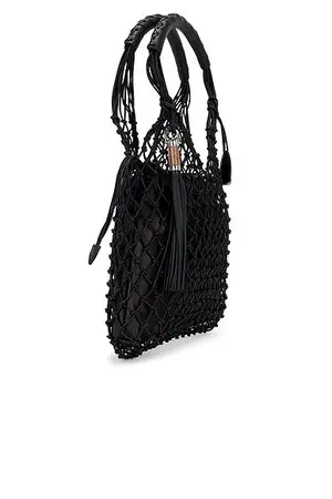 Ralph Lauren Macrame Tote Bag - Black