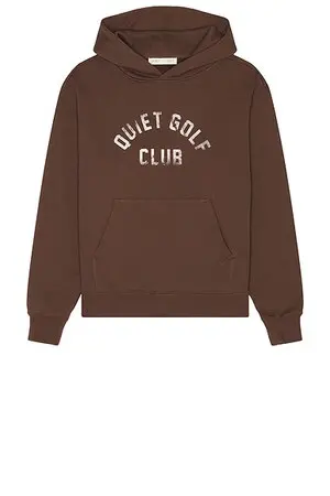 QUIET GOLF Cotton Hoodie