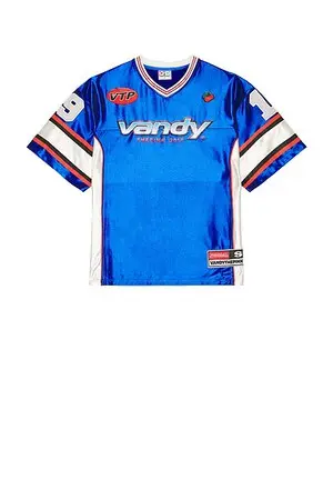 VANDYTHEPINK Graphic Print Football Jersey