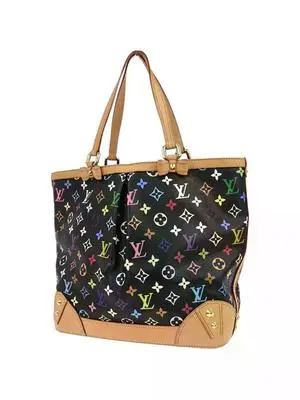 LOUIS VUITTON Monogram Multicolor Sharleen Handbag - Black