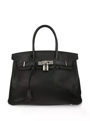 Hermès Veau Evergrain Birkin 30 Handbag - Black