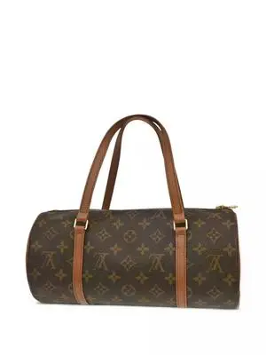 LOUIS VUITTON Monogram Papillon Handbag - Brown