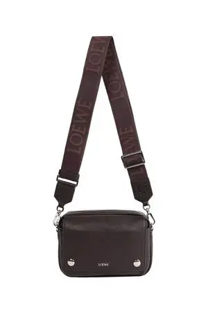Loewe Small Pebble Messenger Bag - Black