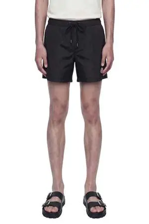 Moncler Logo Patch Swim Shorts