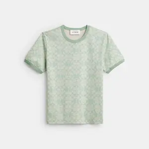 COACH X Brain Dead Signature Ringer T-shirt - Mint