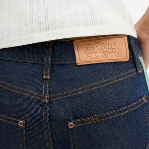 COACH X Brain Dead Recycled Cotton Denim Skater Shorts