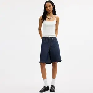 COACH Brain Dead Denim Skater Shorts In Recycled Cotton