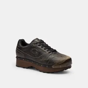COACH X Brain Dead Soho Wooden Clog - Black