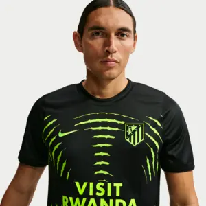 Nike Atlético Madrid Dri-fit Soccer Pre-match Top - Black