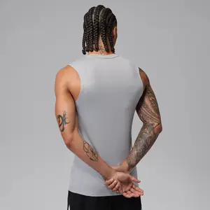 JORDAN Sport Dri-fit Sleeveless Base Layer Tank Top - Grey