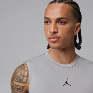 JORDAN Sport Dri-fit Sleeveless Base Layer Tank Top - Grey