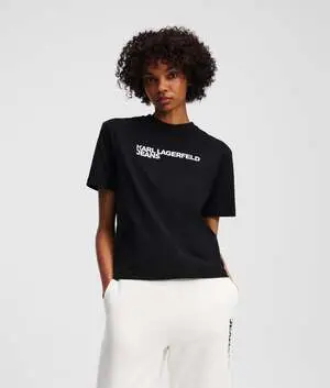 KL JEANS Jeans Logo T-shirt - Black