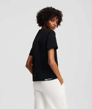 Karl Lagerfeld Logo T-shirt - Black