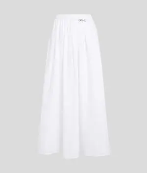 Karl Lagerfeld K/signature Beach Maxi Skirt - White