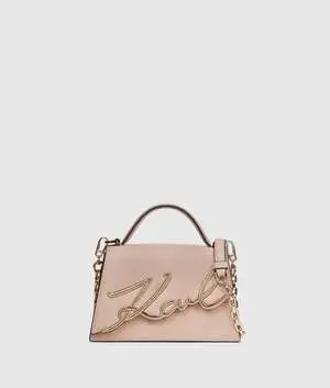 Karl Lagerfeld K/signature Small Crossbody Bag - Pink