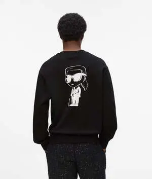 Karl Lagerfeld Ikon Sweatshirt - Black