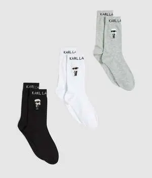 Karl Lagerfeld Ikon Socks 3-pack