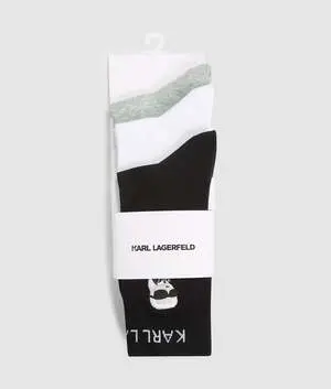 Karl Lagerfeld Ikon Socks 3-pack