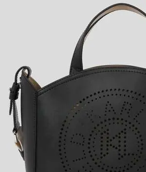 Karl Lagerfeld K/circle Perforated Small Tote Bag