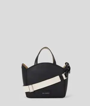 Karl Lagerfeld K/circle Perforated Small Tote Bag