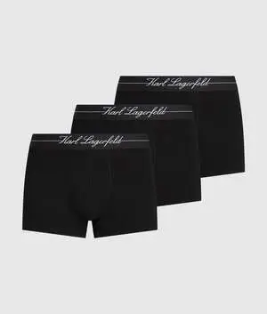 Karl Lagerfeld Hotel Karl Trunks – 3-pack - Black