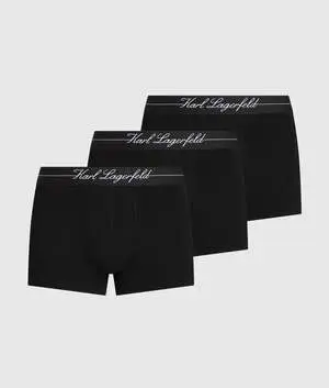 Karl Lagerfeld Hotel Karl Trunks – 3-pack - Black