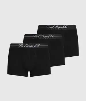 Karl Lagerfeld Hotel Karl Trunks – 3-pack - Black
