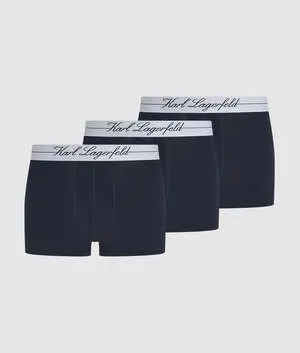 Karl Lagerfeld Hotel Karl Trunks – 3-pack - Dark Navy