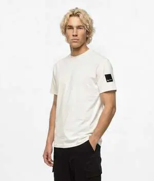 Karl Lagerfeld Patch Logo T-shirt - Egret